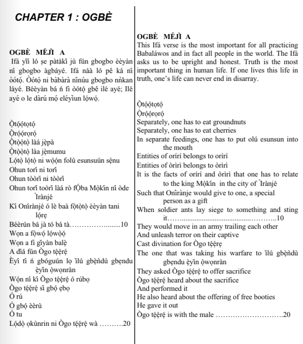 Odu Ejiogbe | Kominifa